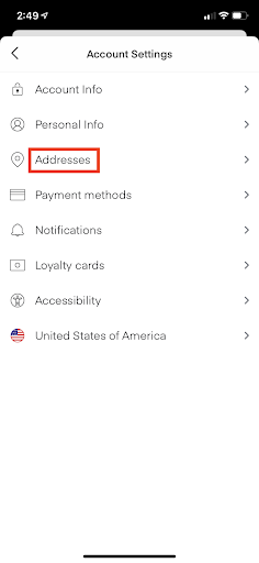 Instacart Help Center - Account information